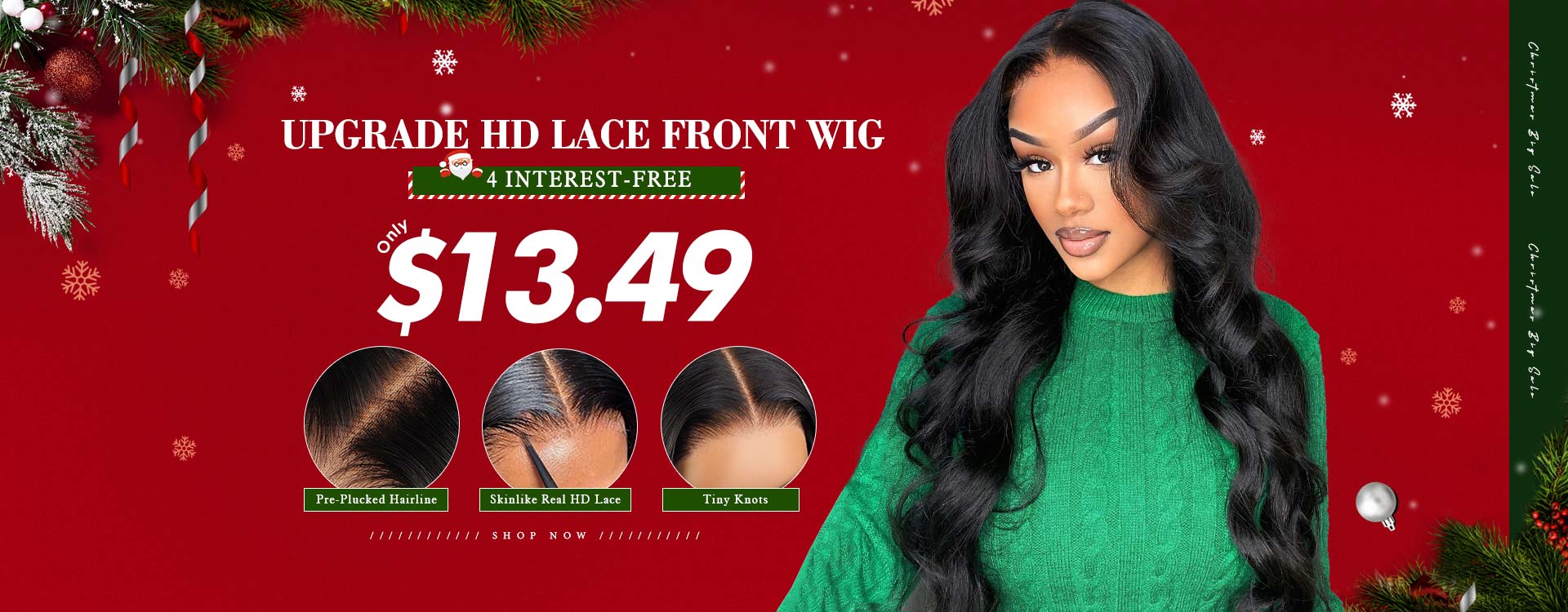 Affordable Glueless HD Lace Front Wigs Human Hair Weave Bundles Sale ...