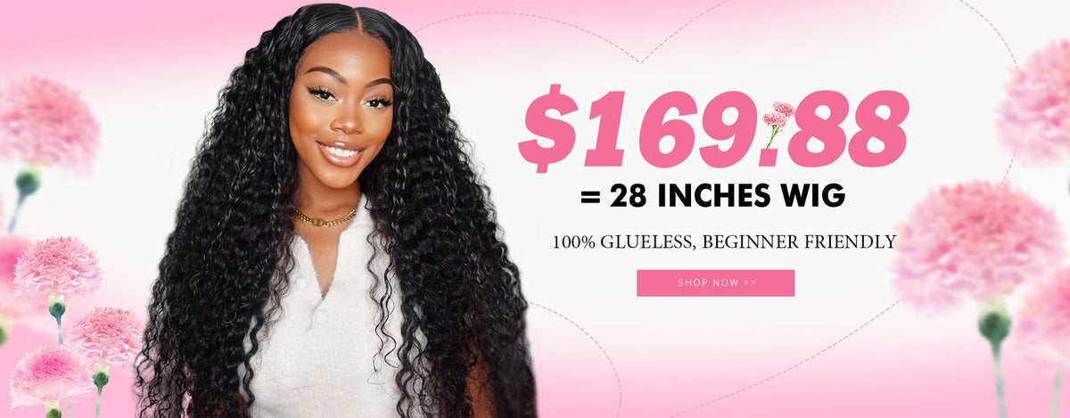 Affordable Glueless HD Lace Front Wigs Human Hair Weave Bundles Sale ...