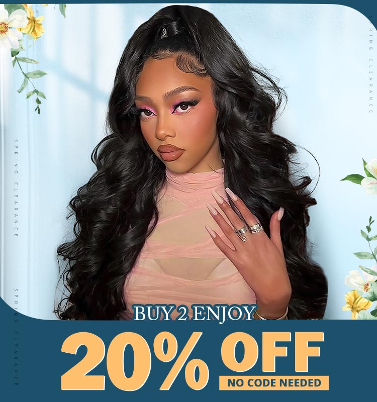 Affordable Glueless HD Lace Front Wigs Human Hair Weave Bundles Sale ...