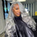 Silver Grey Body Wave Lace Front Wig Transparent HD Human Hair Colored ...