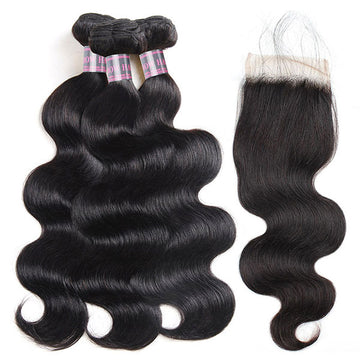 Human Hair Bundles With Closure – Hairsmarket
