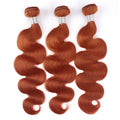 Ginger Weave Bundles Brazilian Body Wave Hair 3 Bundles Human Hair Wea ...