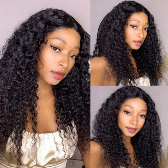 Deep Wave Wig HD Lace Wigs Deep Curly Wig 13x6x1 T Part Wigs – Hairsmarket